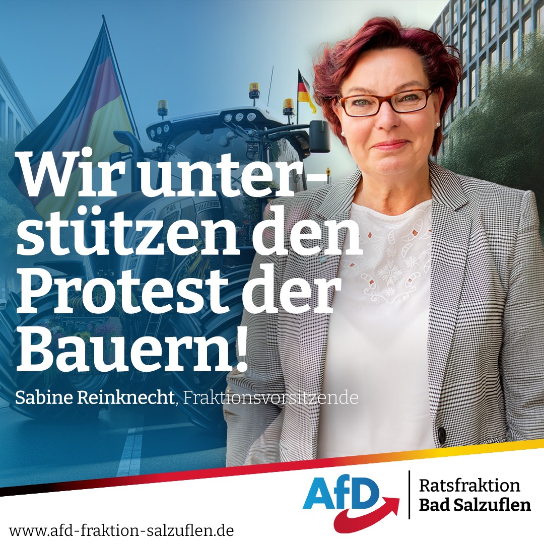 Wir unterstützen den Protest der Bauern! – AfD Kreisverband Lippe